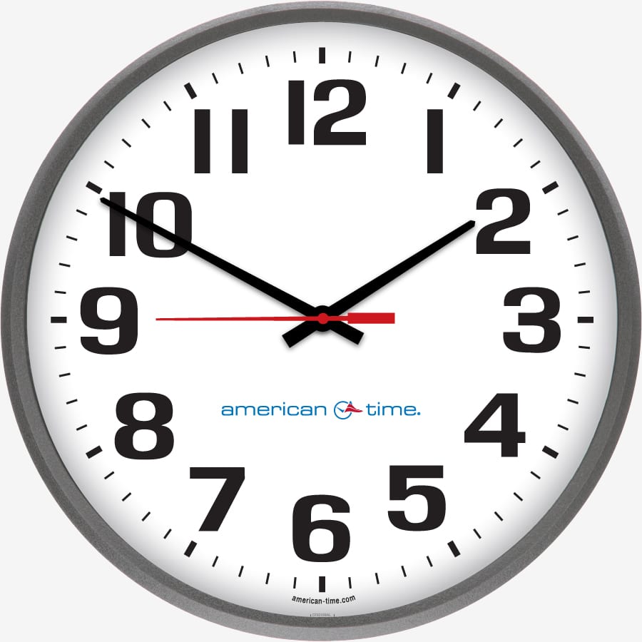 AllSync Plus Wired Analog Wall Clocks | American Time