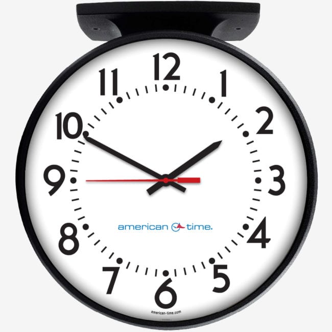 Power over Ethernet (PoE) Analog Wall Clocks | American Time