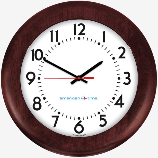 Power over Ethernet (PoE) Analog Wall Clocks | American Time