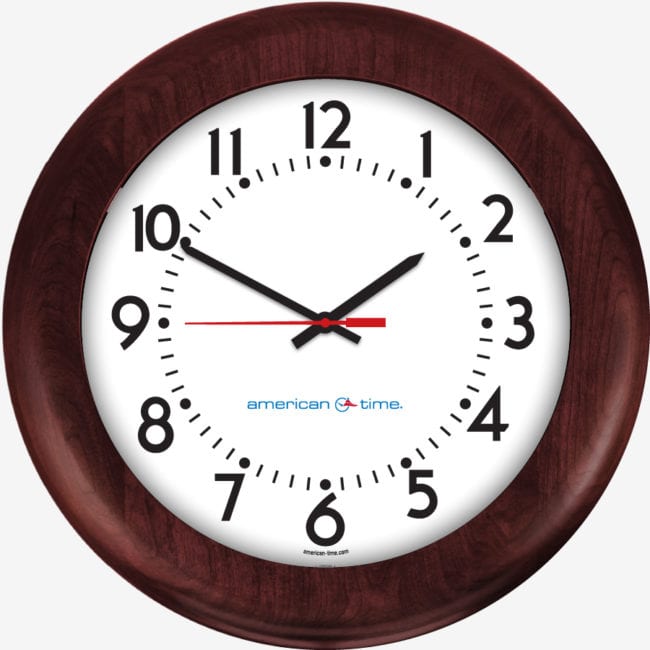 Power over Ethernet (PoE) Analog Wall Clocks | American Time