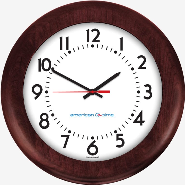Power over Ethernet (PoE) Analog Wall Clocks | American Time