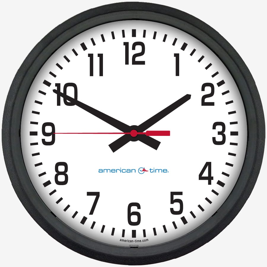 AllSync Plus Wired Analog Wall Clocks | American Time