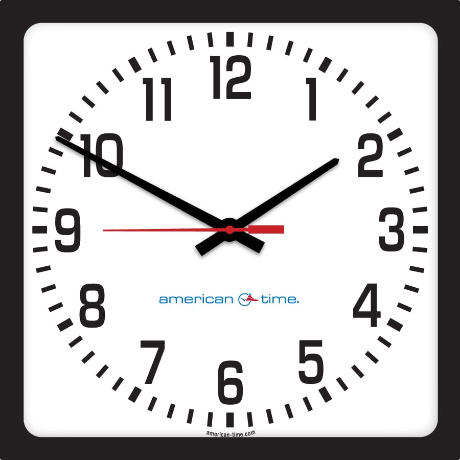 AllSync Plus Wired Analog Wall Clocks | American Time