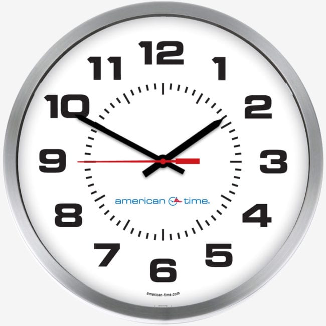 Wi-Fi Synchronized Analog Wall Clocks | American Time