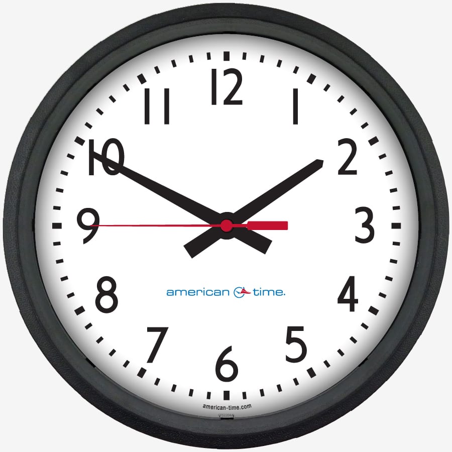 AllSync Plus Wired Analog Wall Clocks | American Time