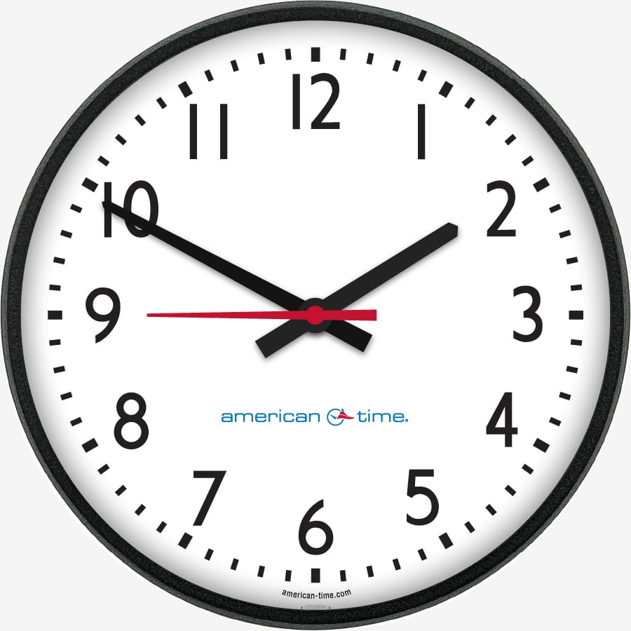 AllSync Plus Wired Analog Wall Clocks | American Time