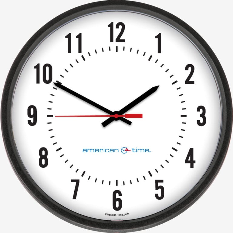 Wi-Fi Synchronized Analog Wall Clocks | American Time