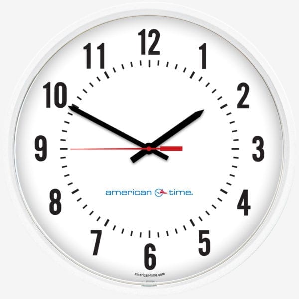 AllSync Plus Wired Analog Wall Clocks | American Time