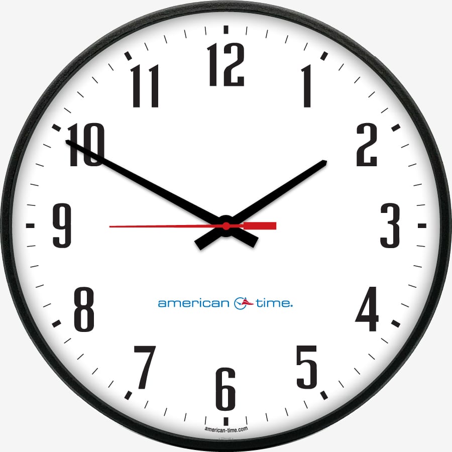 AllSet Quartz Battery Clock American Time