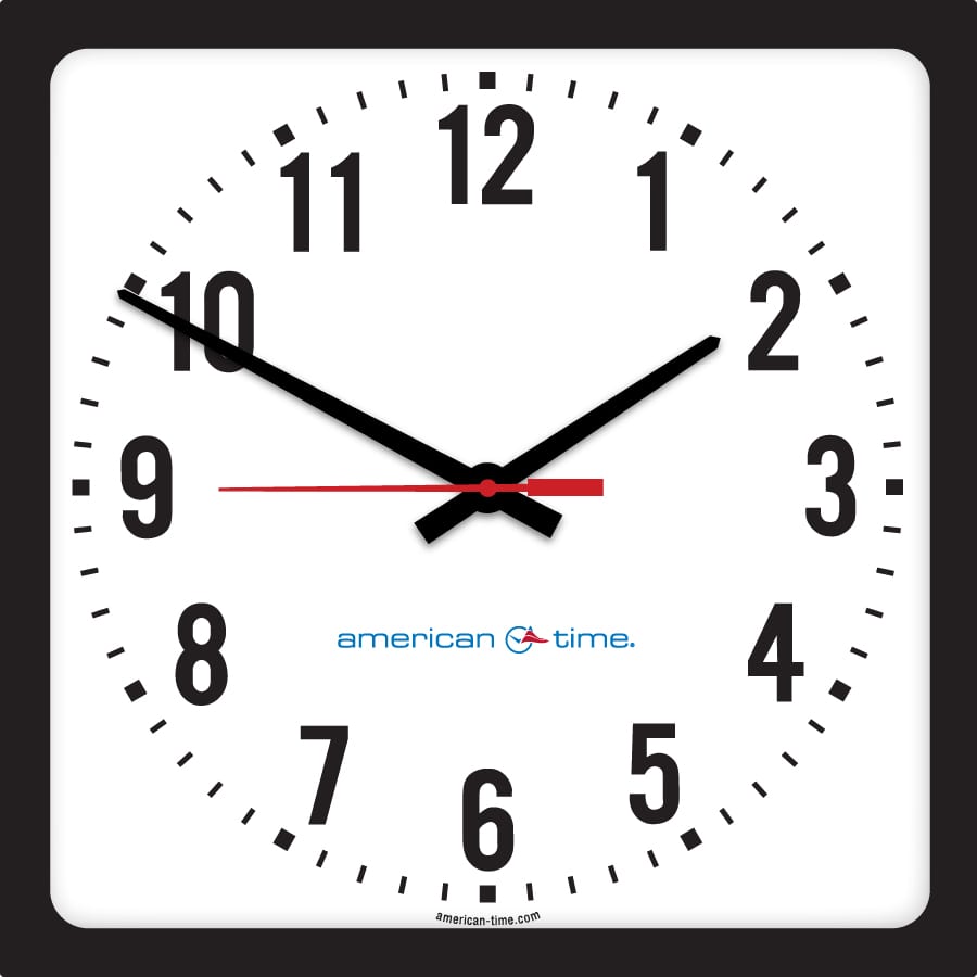 AllSync Plus Wired Analog Wall Clocks | American Time