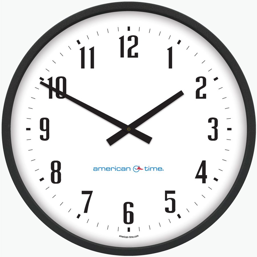 AllSet Quartz Battery Clock American Time