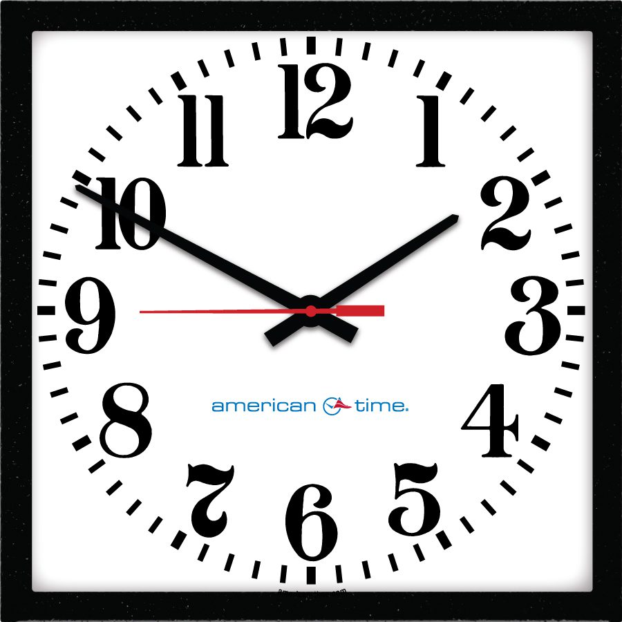 AllSync Plus Wired Analog Wall Clocks | American Time