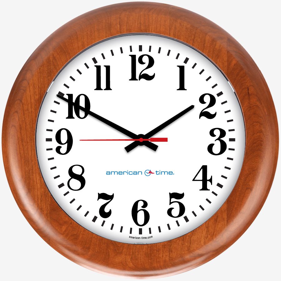 SiteSync Wireless Analog Wall Clocks | American Time