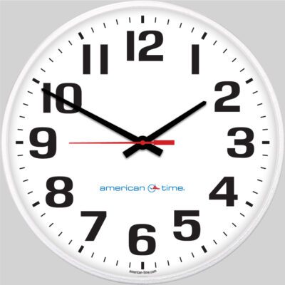 Power over Ethernet (PoE) Analog Wall Clocks | American Time