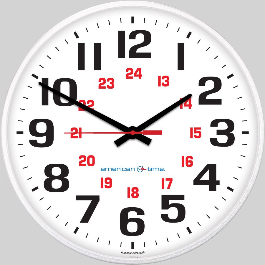 Power over Ethernet (PoE) Analog Wall Clocks | American Time