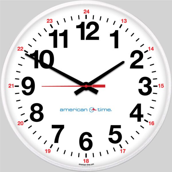 Power over Ethernet (PoE) Analog Wall Clocks | American Time