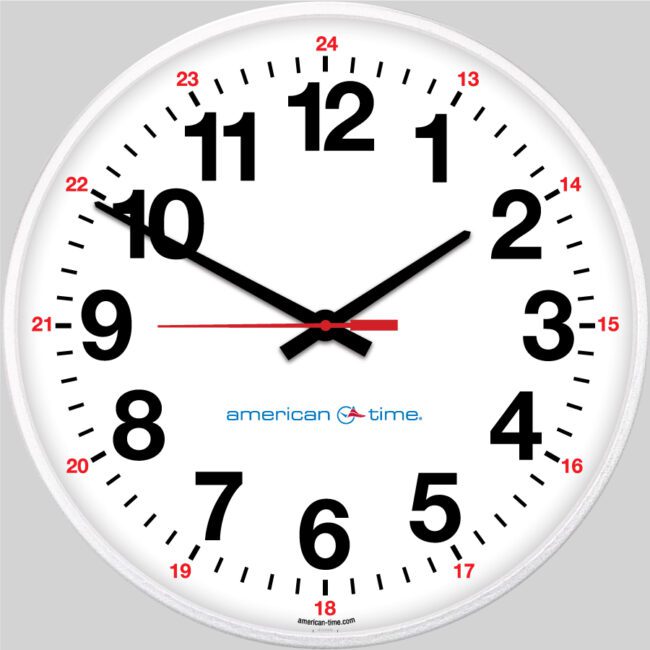 Power over Ethernet (PoE) Analog Wall Clocks | American Time