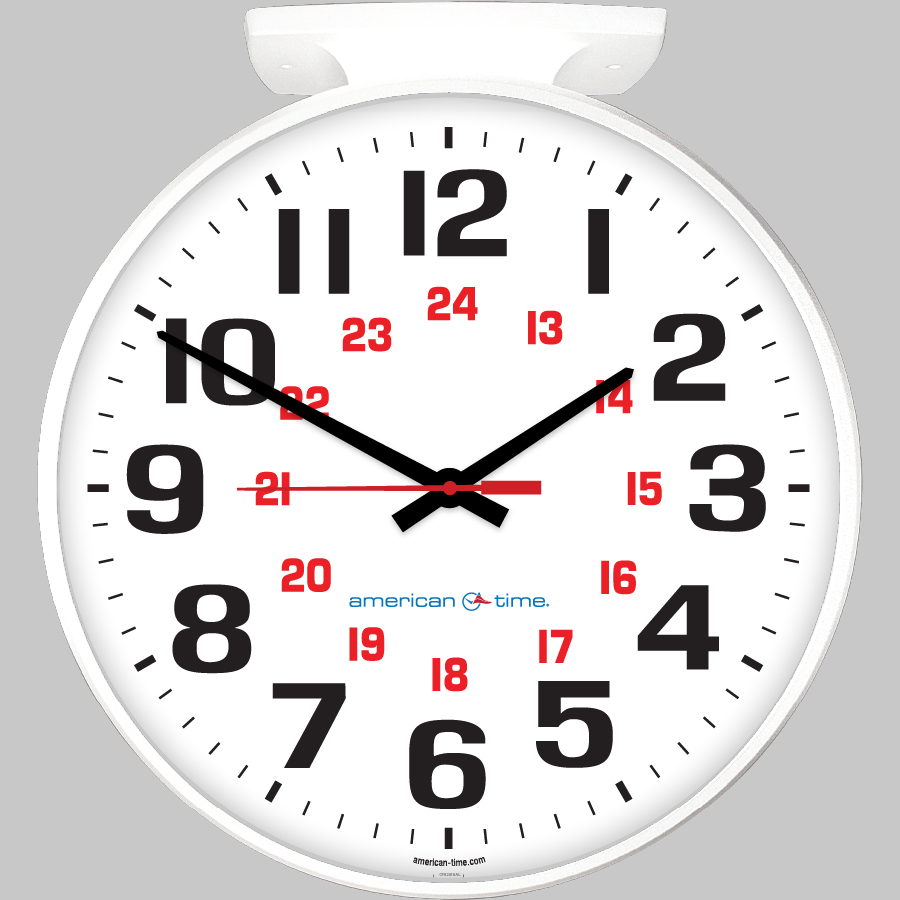 SiteSync Wireless Analog Wall Clocks | American Time