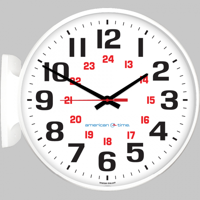 SiteSync Wireless Analog Wall Clocks | American Time
