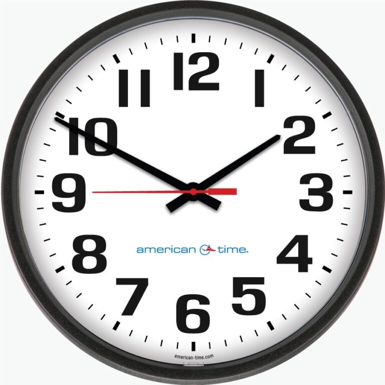 Atomic Wall Clocks | American Time