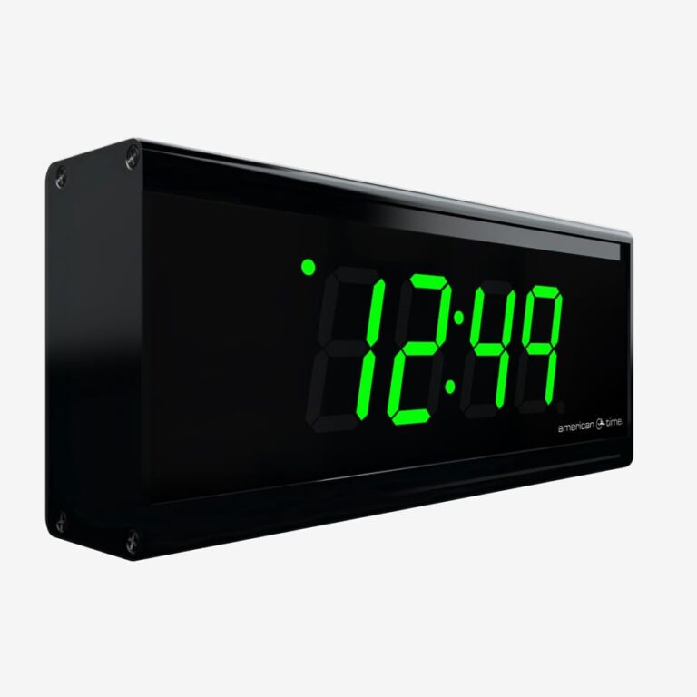 Power over Ethernet (PoE) analog clocks are bright, sleek and precise ...