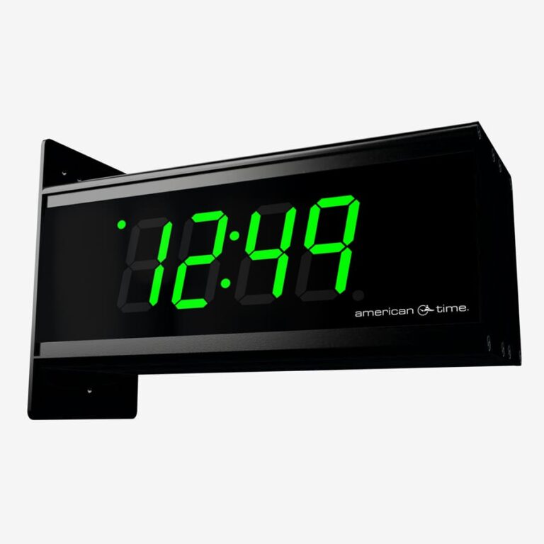 Wi-Fi Synchronized Digital Wall Clocks | American Time