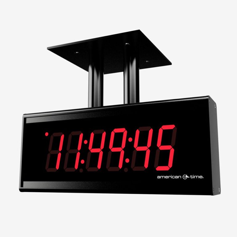 Wi-Fi Synchronized Digital Wall Clocks | American Time