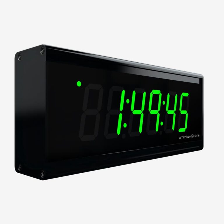 Wi-Fi Synchronized Digital Wall Clocks | American Time