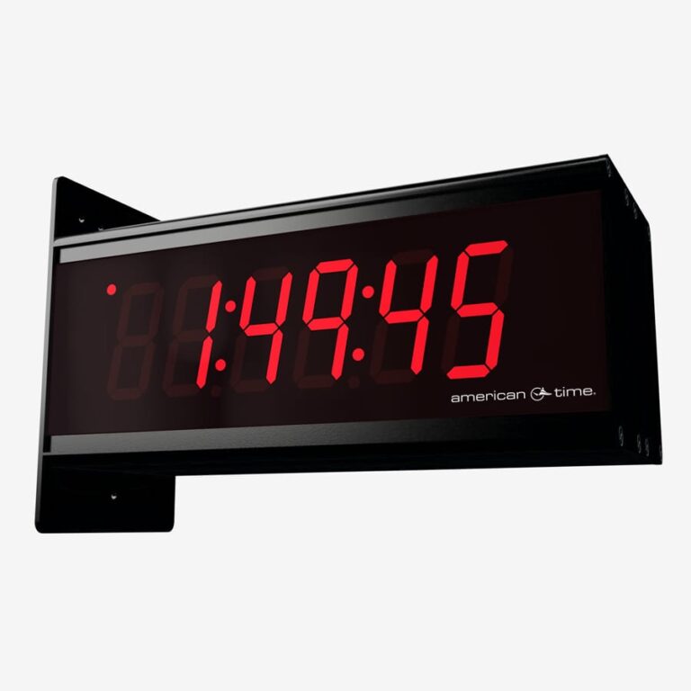 Wi-Fi Synchronized Digital Wall Clocks | American Time