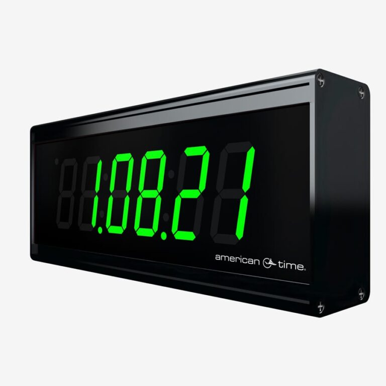 Power over Ethernet (PoE) Digital Wall Clocks | American Time