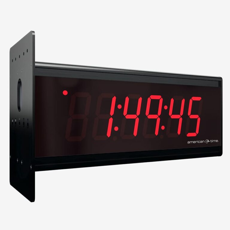 Sleek and sturdy digital Wi-Fi clocks synchronize time with your Wi-Fi ...