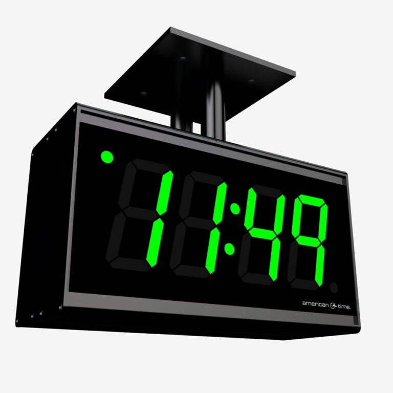 Power over Ethernet (PoE) Digital Wall Clocks | American Time