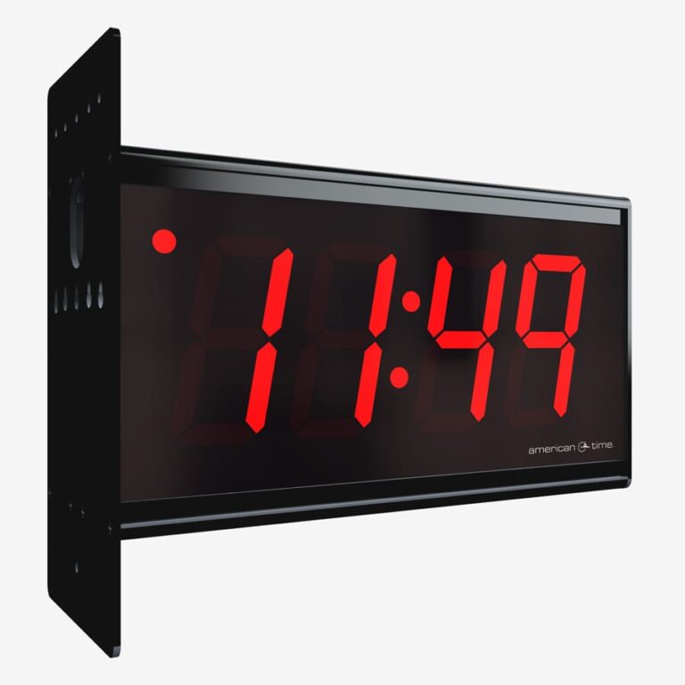 Power over Ethernet (PoE) analog clocks are bright, sleek and precise ...
