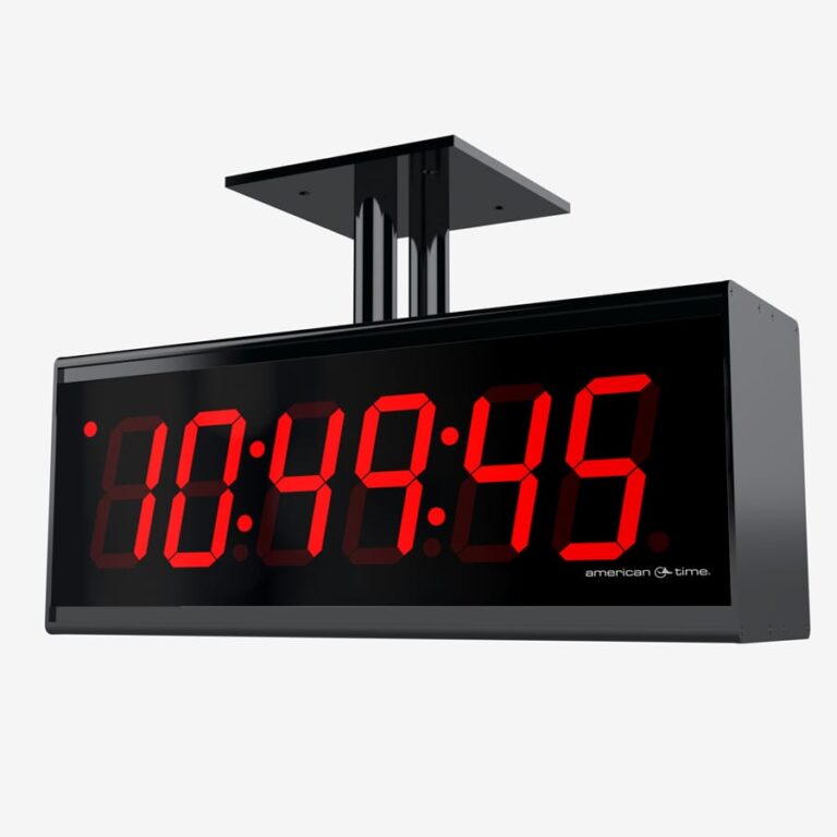Wi-Fi Synchronized Digital Wall Clocks | American Time