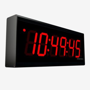 Sleek, modern and durable AllSync wired digital wall clocks keep ...
