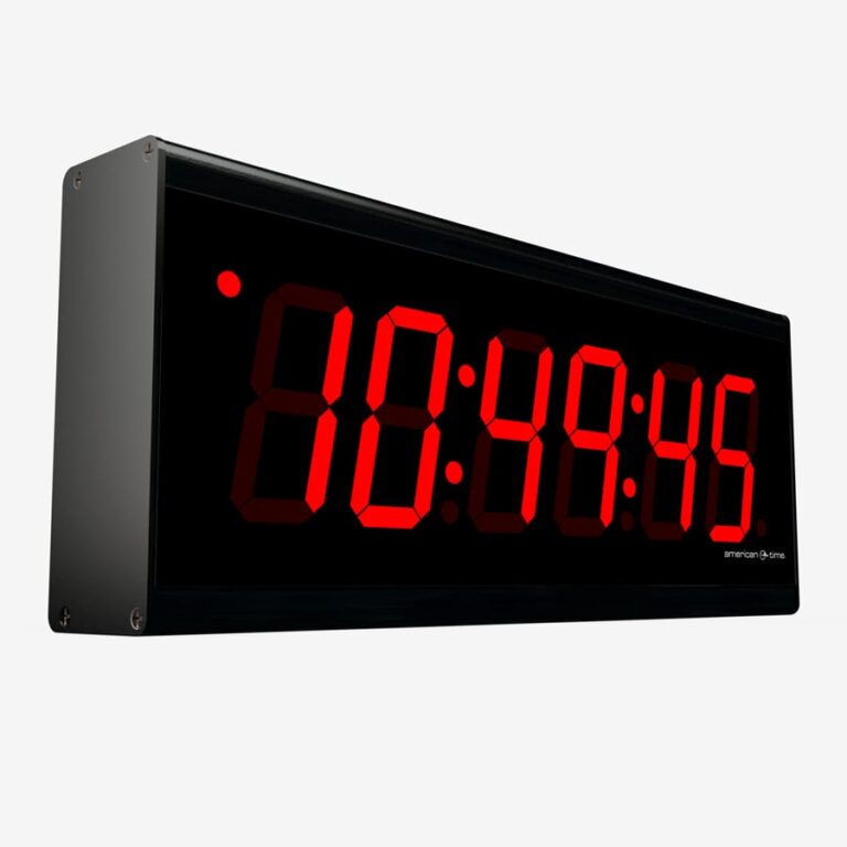 Power over Ethernet (PoE) analog clocks are bright, sleek and precise ...