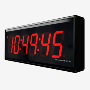 Sleek, modern and durable AllSync wired digital wall clocks keep ...