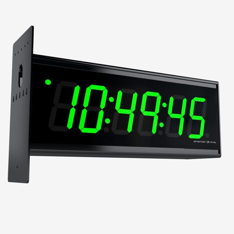 Power over Ethernet (PoE) Digital Wall Clocks | American Time