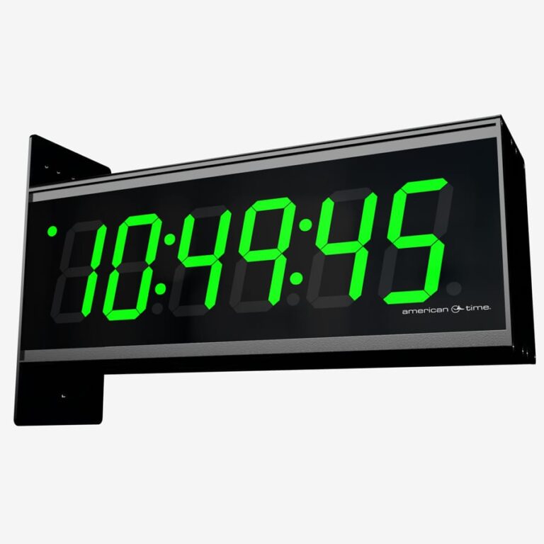 Power over Ethernet (PoE) Digital Wall Clocks | American Time