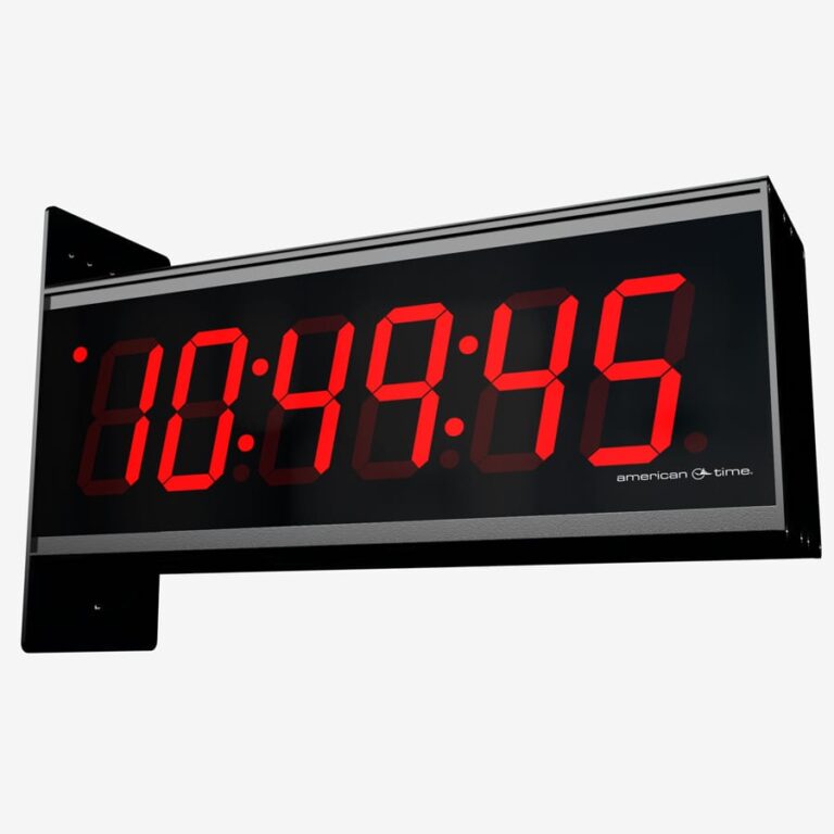 Wired System Digital Wall Clocks | American Time
