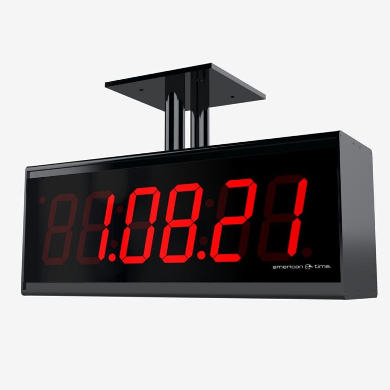 Power over Ethernet (PoE) analog clocks are bright, sleek and precise ...